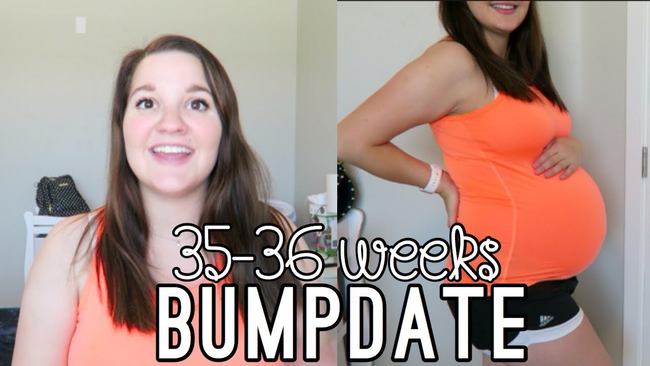 35-36 WEEK BUMPDATE | Last Ultrasound & Meeting Her Soon! | First ...