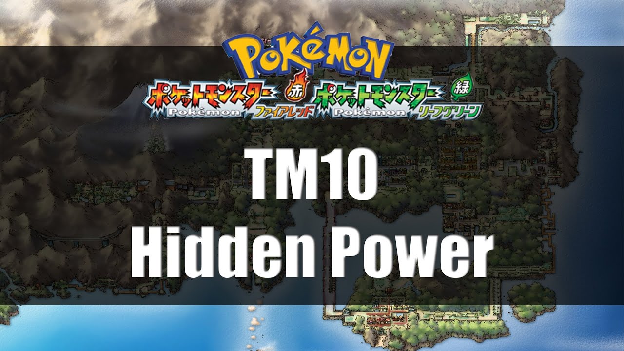 Pokemon Fire Red & Leaf Green | Where to find TM10 Hidden Power - YouTube
