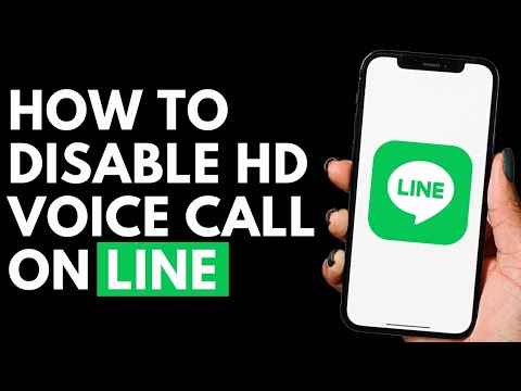 How To Disable Hd Voice Call on Line App - YouTube