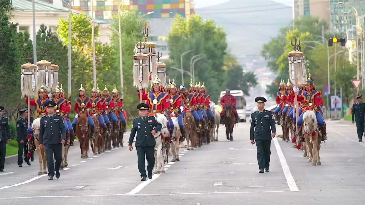 Монголын хүндэт харуул 蒙古仪仗队 Youtube