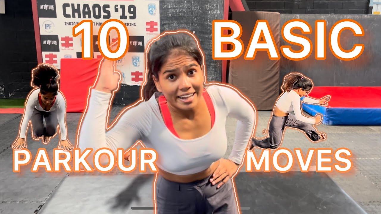 10 BASIC PARKOUR MOVES FOR BEGINNERS - YouTube