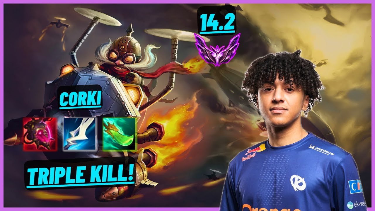 KC SAKEN: CORKI VS TWISTED FATE (MID) TRIPLE KILL, INVINCIBLE - EUW ...