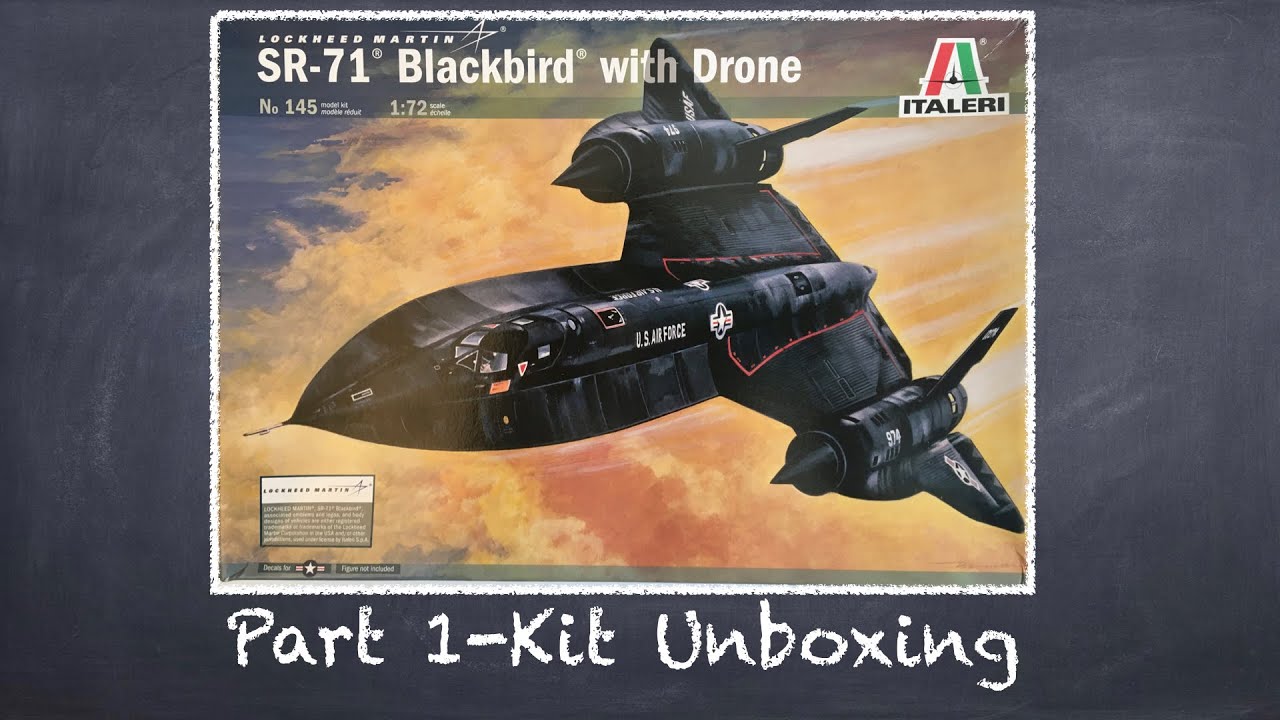 Building the Italeri 1/72 SR-71 Blackbird--Part 1 Unboxing the Kit ...