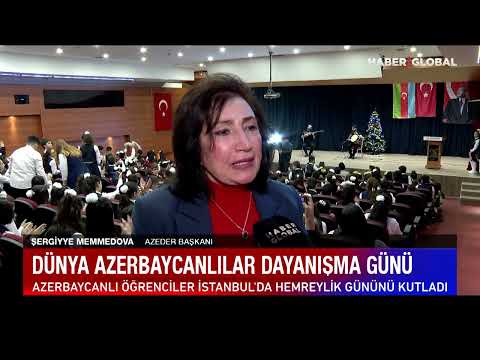 Dünya Azerbaycanlılar Günü! Azerbaycanlı Öğrenciler İstanbul'da Hemreylik Gününü Kutladı