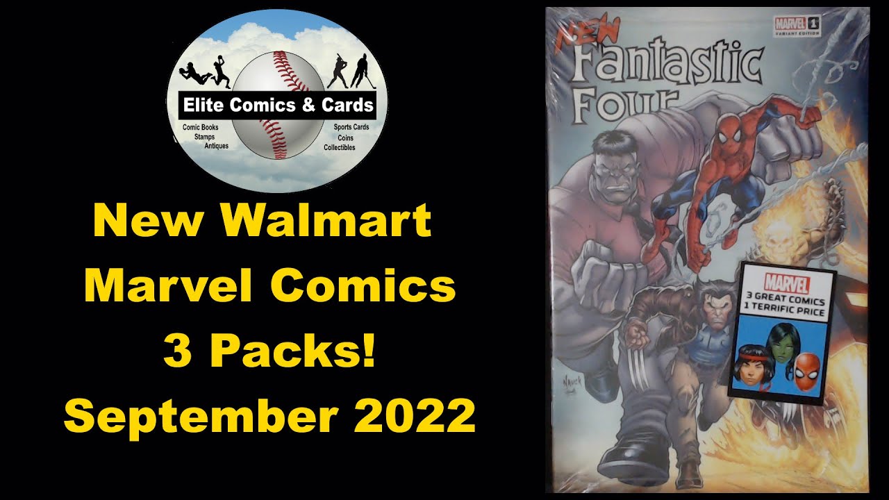 New Walmart Marvel Comic Packs! OCTOBER 2022 - YouTube