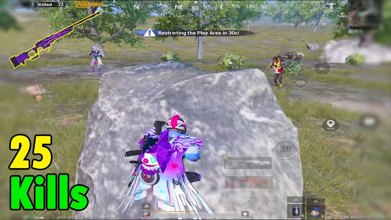 AWM VS 2 RUSHER In LAST CIRCLE | PUBG MOBILE - YouTube