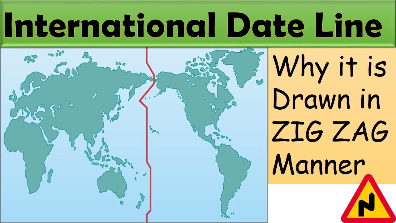 World Map International Date Line