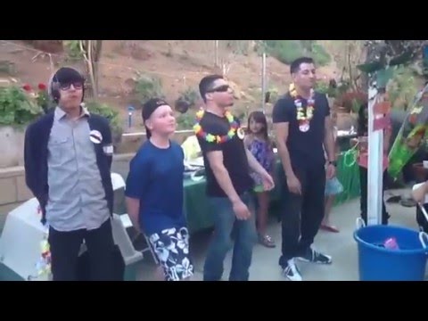 Donut Eating Contest #1 - Party Games - YouTube