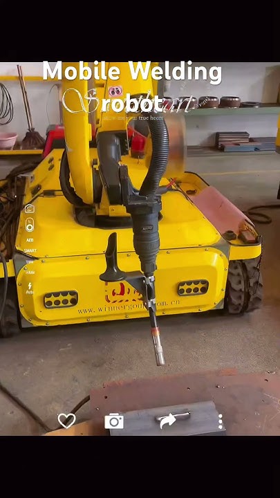 Xiaomeng welding robot complete 95% seams of trommel screen#welding ...