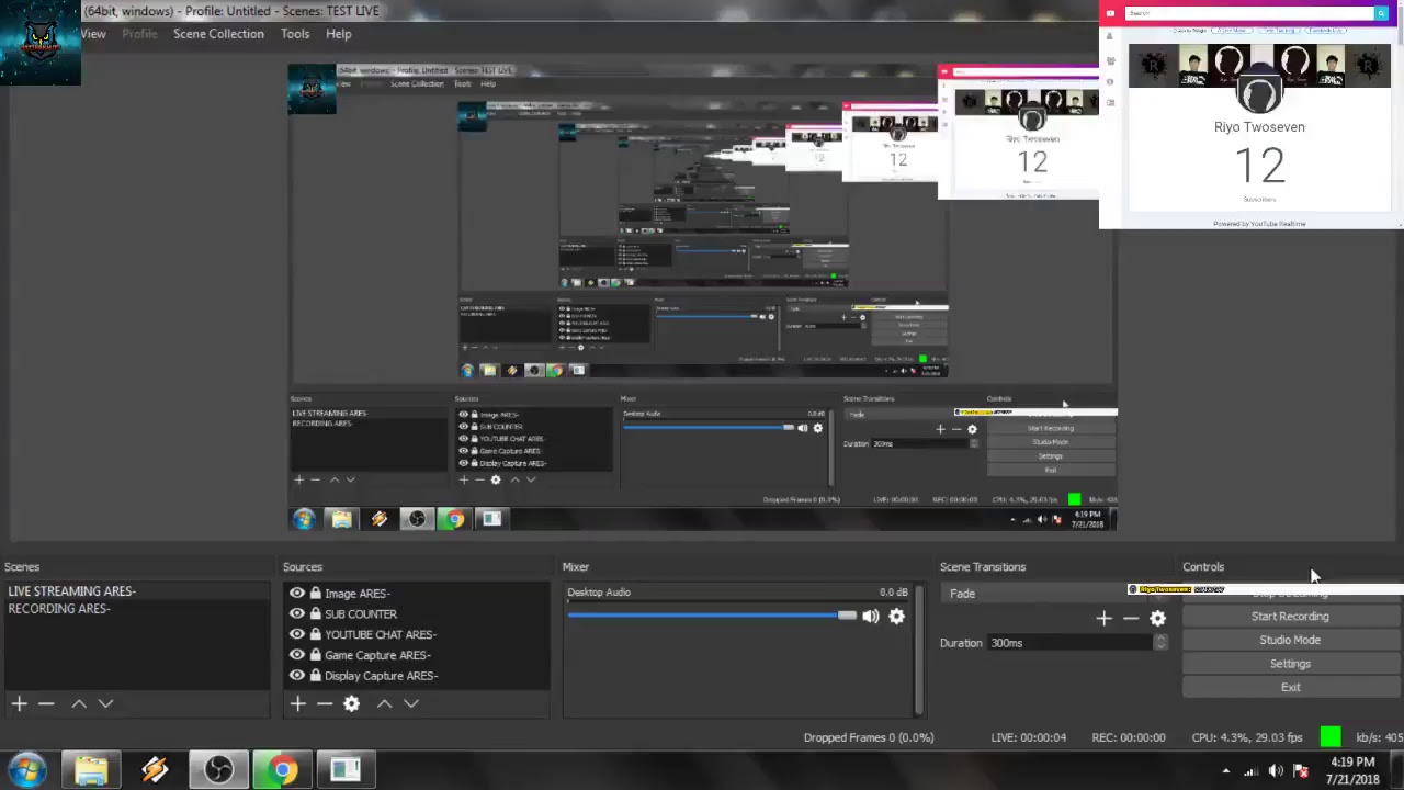 TEST OBS - YouTube
