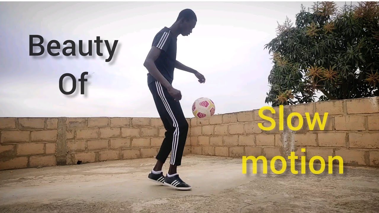 beauty of slow motion - foot freestyle #training #slowmotion - YouTube