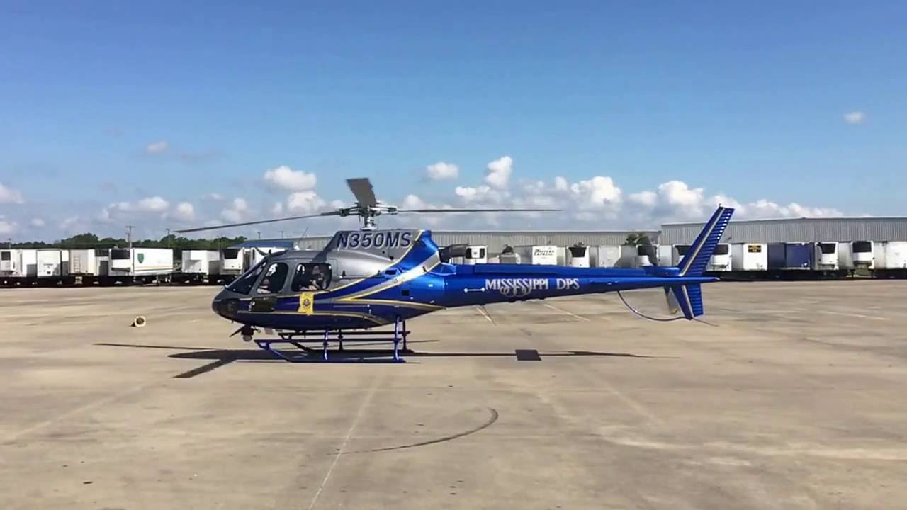 Mississippi Highway Patrol Helicopter slow motion HD - YouTube