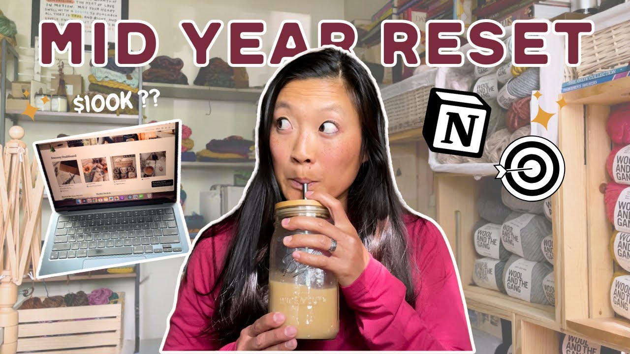 ↟mid-year reset as a 6-figure solopreneur | monthly planning and goal ...