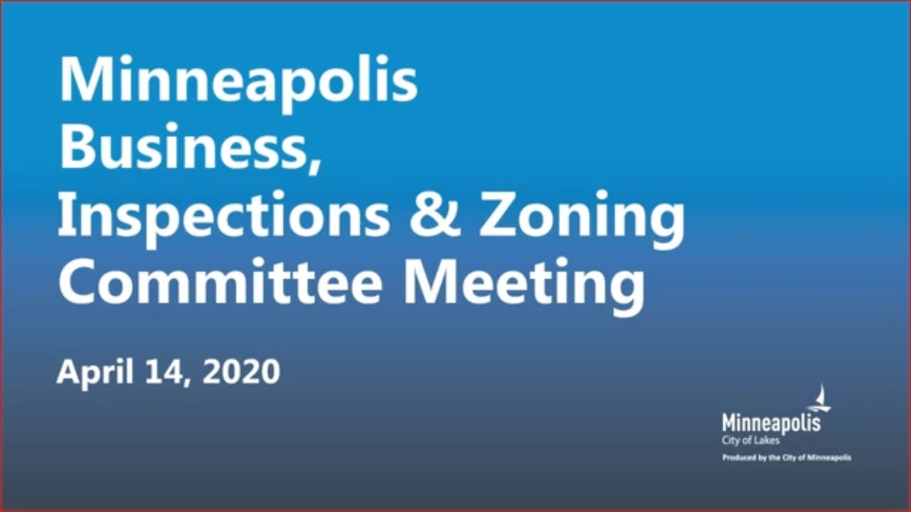 April 14, 2020 Business, Inspections & Zoning Committee Meeting - YouTube