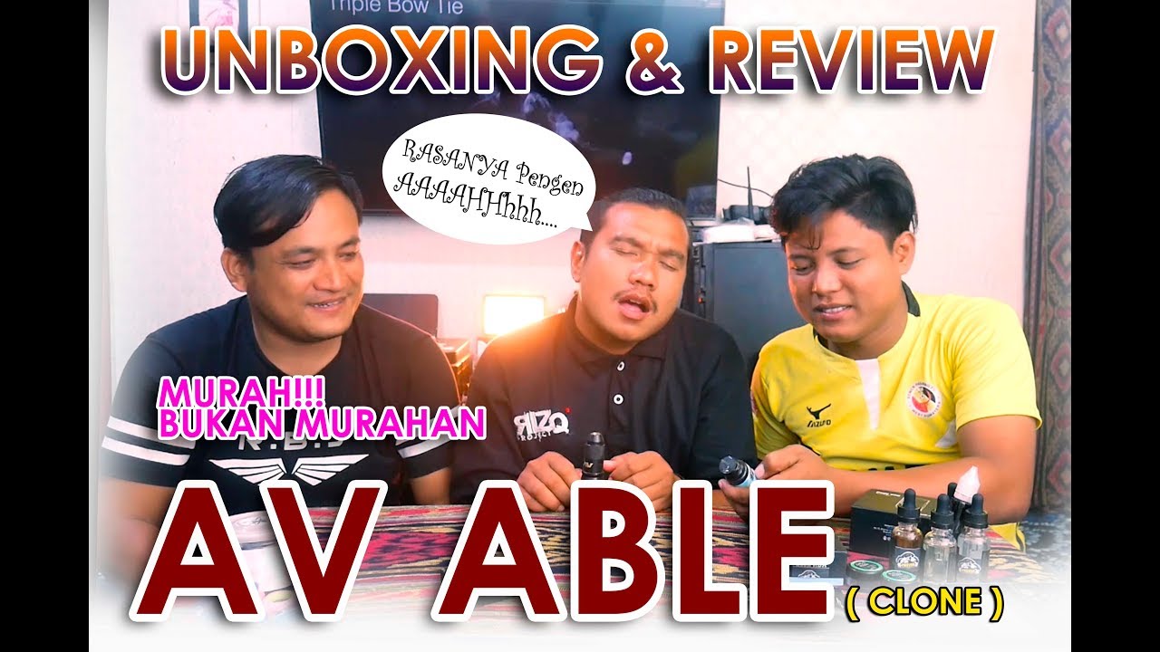 Unboxing & Review Singkat AV ABLE ( Clone ) Ngak Sebanding Dengan Harga ...