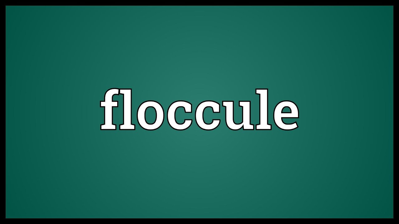 Floccule Meaning - YouTube