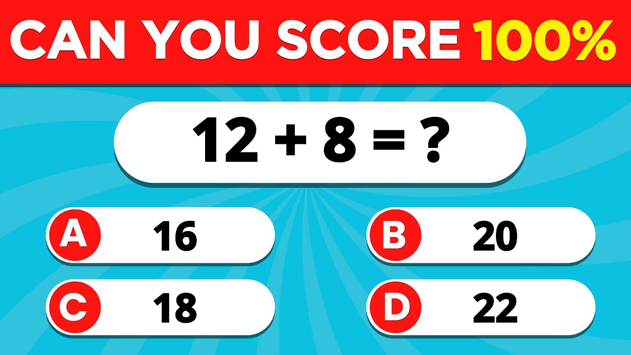 Basis Math Test Quiz - Can You Score 50/50? - YouTube