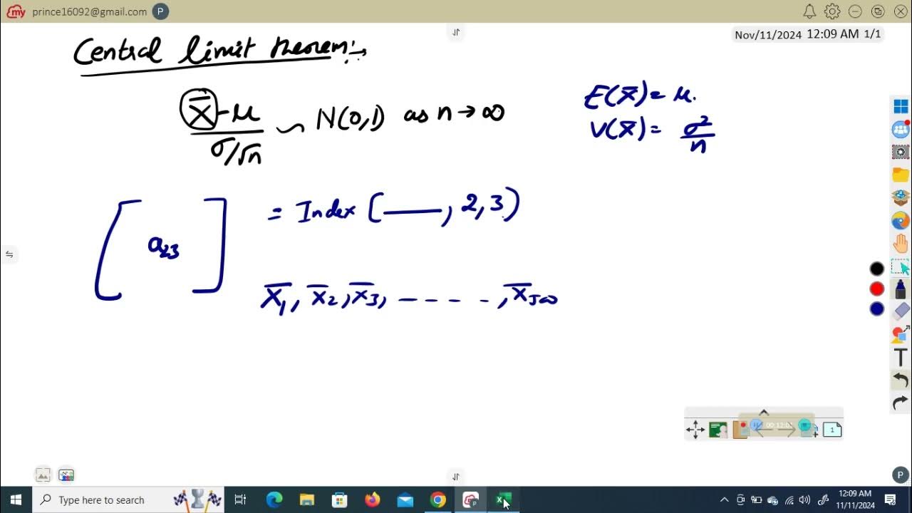 Activity on the Central Limit Theorem Using Excel - YouTube
