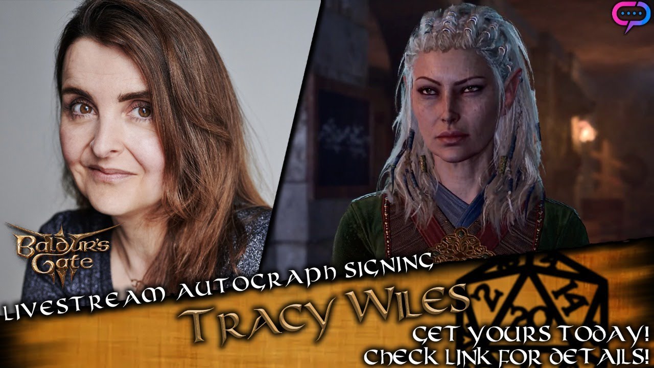 Streamily.com Presents: Tracy Wiles Live Signing, actor for Jaheira ...