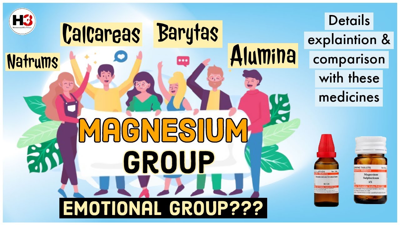 Magnesium group medicine in homeopathy|Comparison with other ...