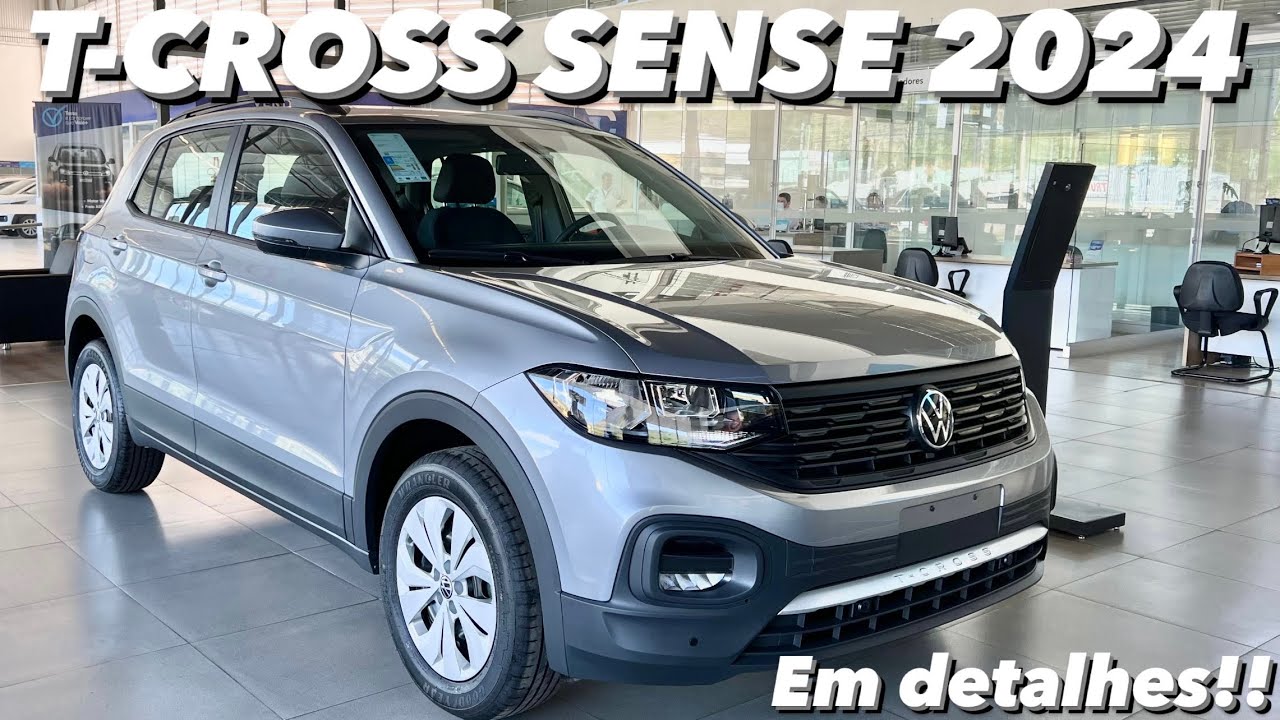VW T-Cross Sense 2024 - Agora mais completo e novos valores para PCD ...