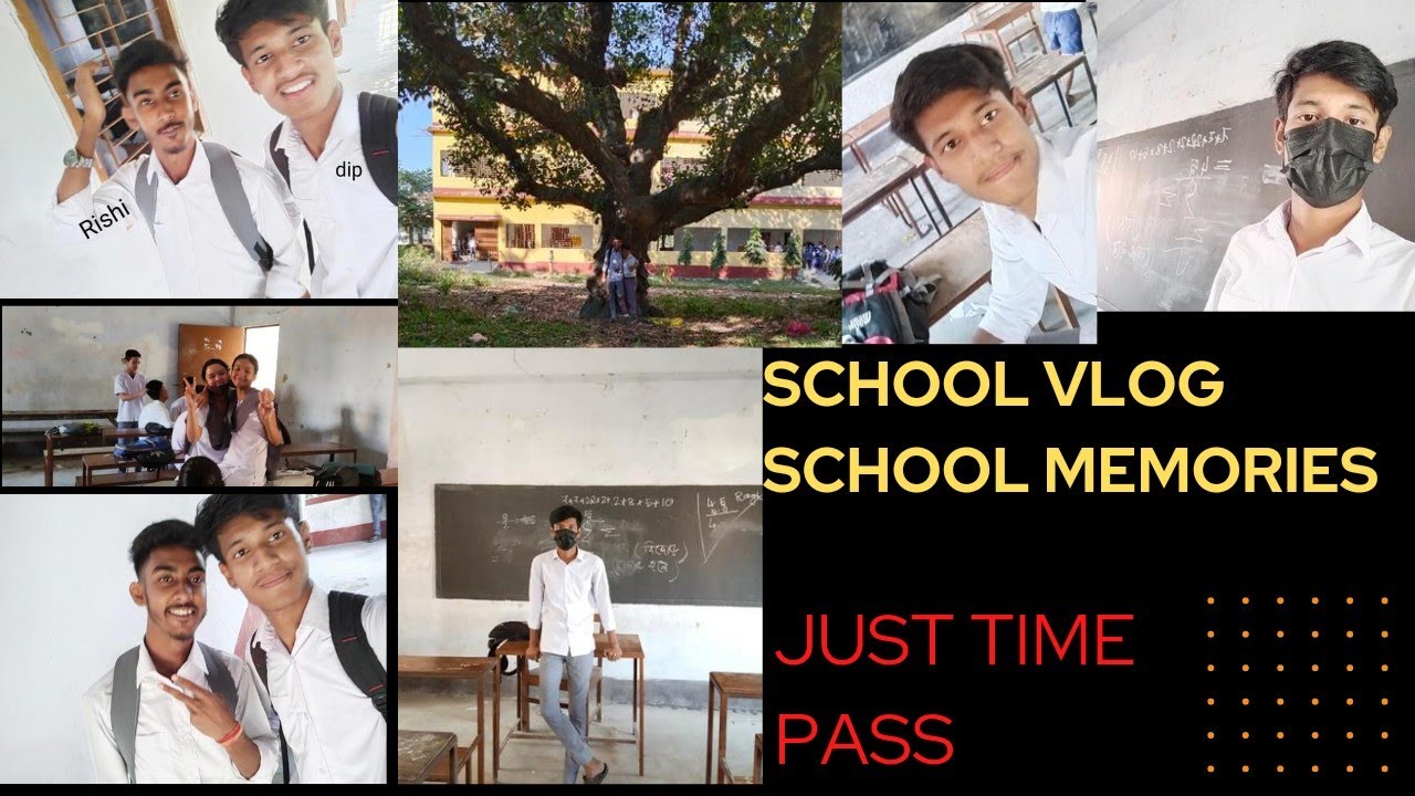 my first vlog school memories - YouTube