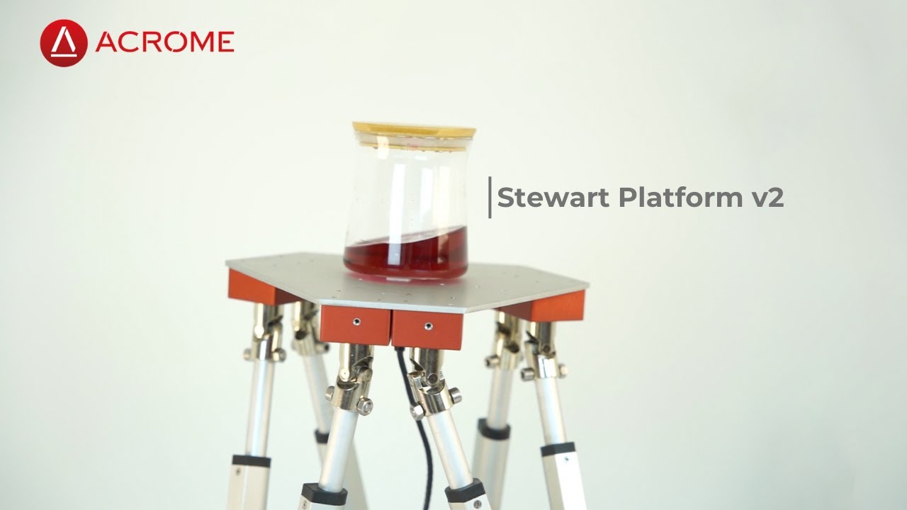 ACROME Stewart Platform v2 - YouTube