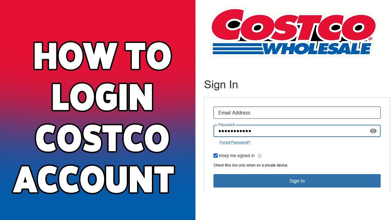 How To Login Costco Account 2024 | Costco Account Sign In Tutorial ...