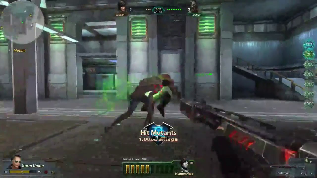 Global Strike Destroyer Mutant Crushing - YouTube