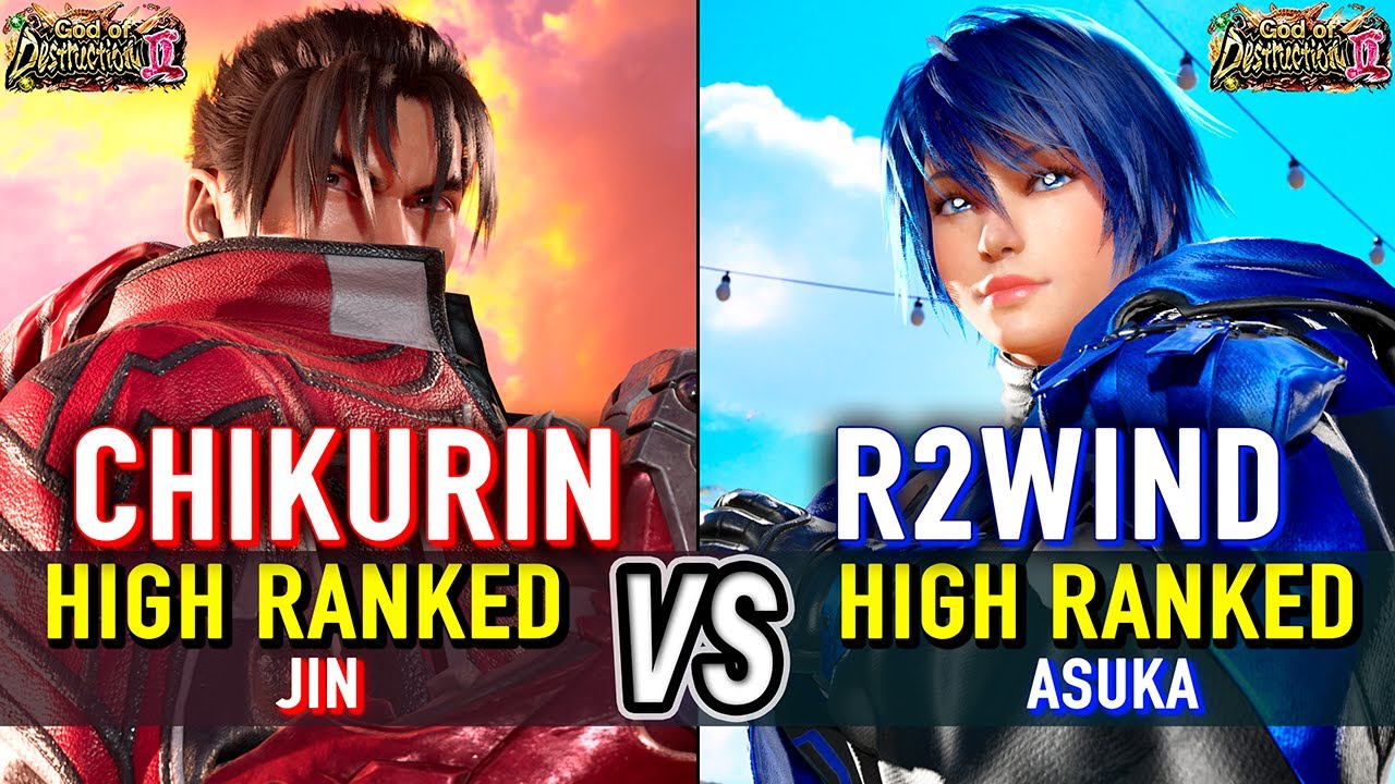T8 🔥 CHIKURIN (Jin) vs R2WIND (Asuka) 🔥 Tekken 8 High Level Gameplay ...