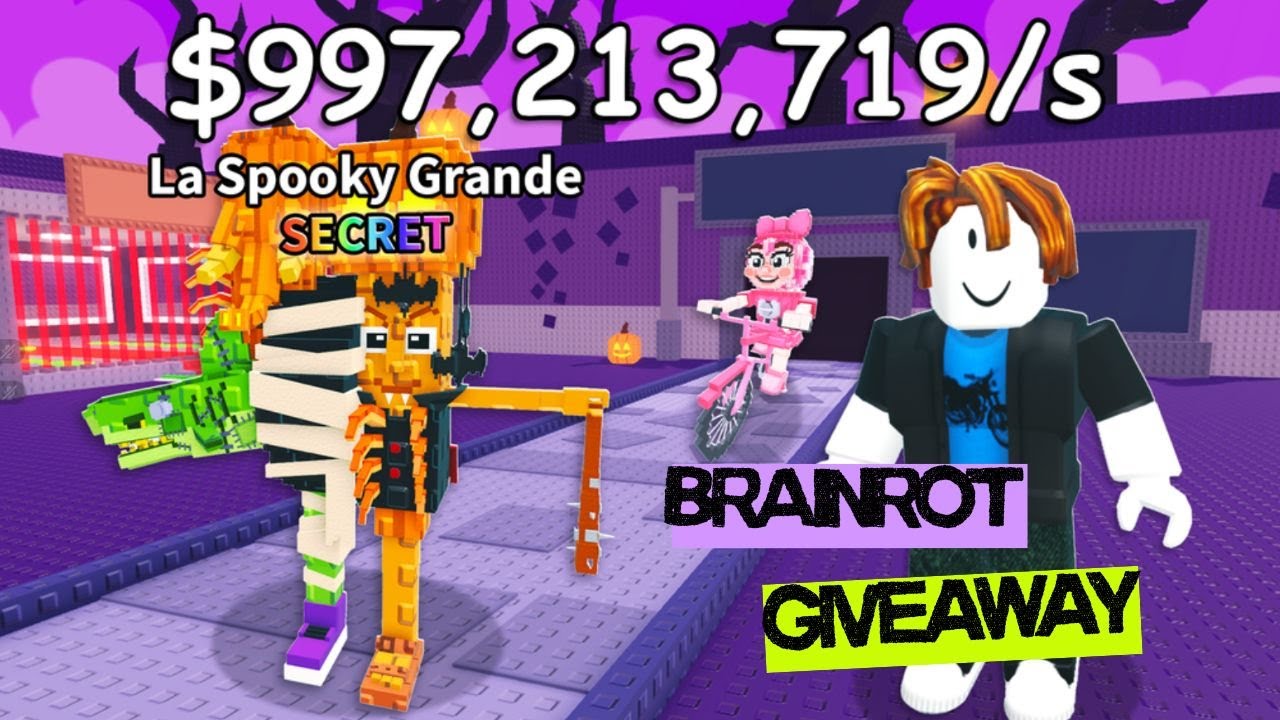 LIVE NOW! Giveaway STEAL A BRAINROOT Gameplay with Subscribers ?| Hindi ...
