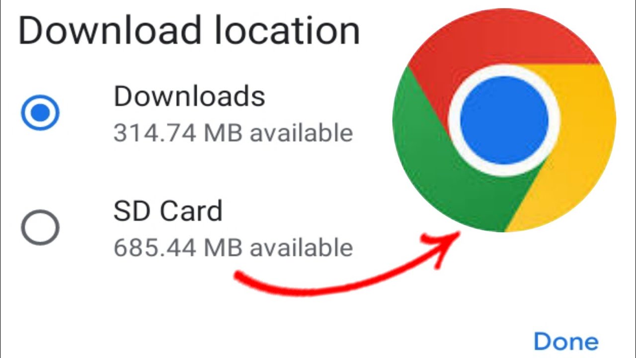 How to change downloadl location in chrome to SD card |google chrome ...