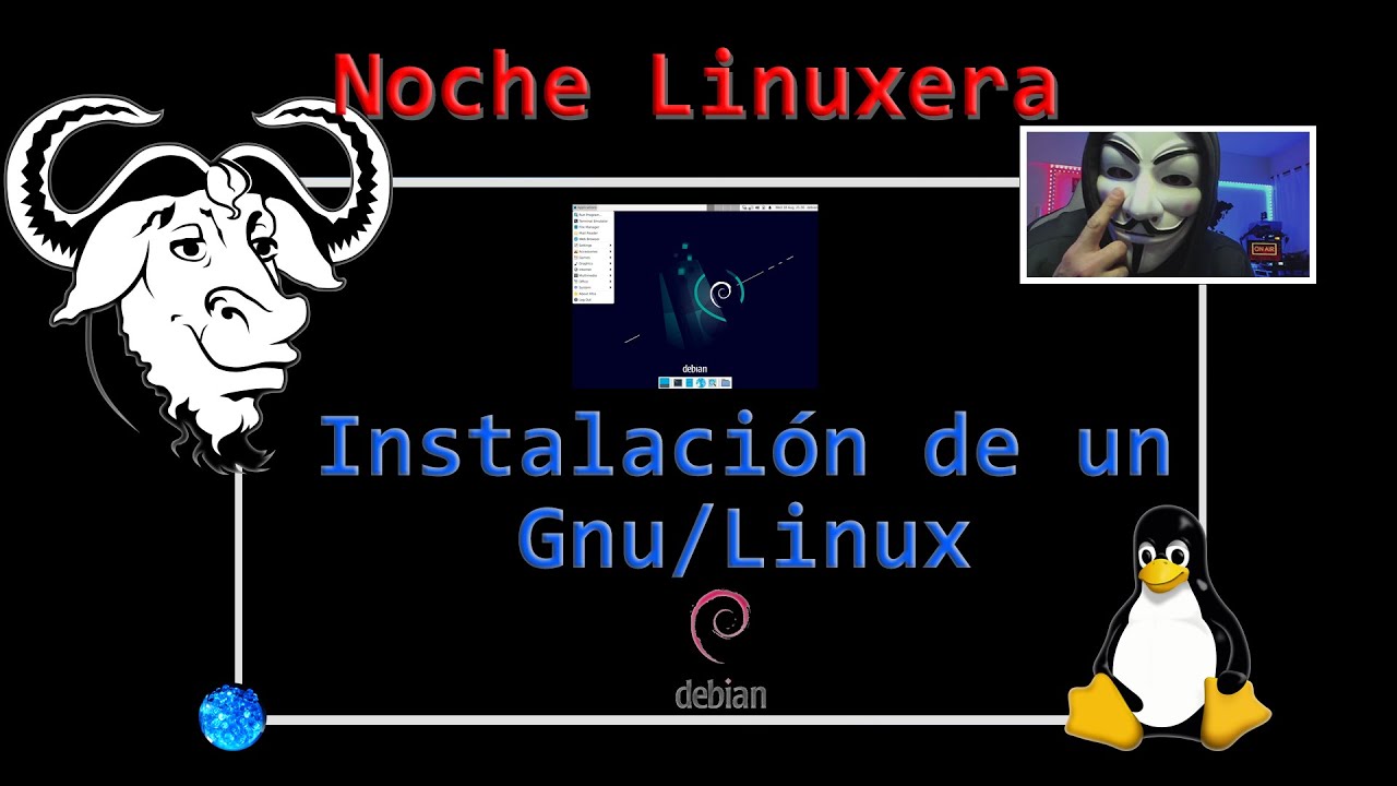 Sepa's Night - Instalación de Gnu/Linux (Debian) y extensiones - YouTube