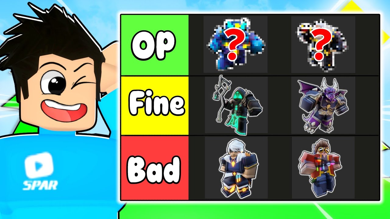 Ranking the BEST Kits In Roblox Bedwars! (Kit Tier List) - YouTube