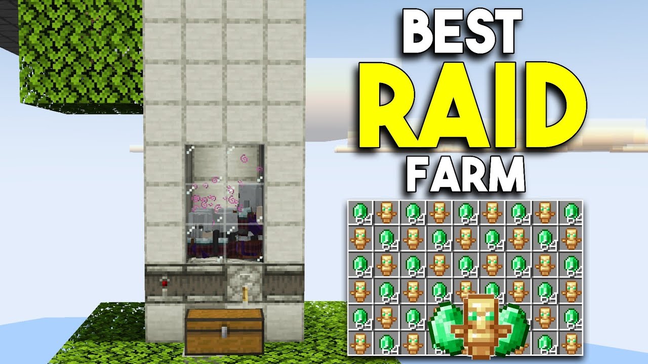 BEST RAID FARM IN MINECRAFT 1.21/1.20 (BEDROCK/MCPE/X BOX/CONSOLE ...