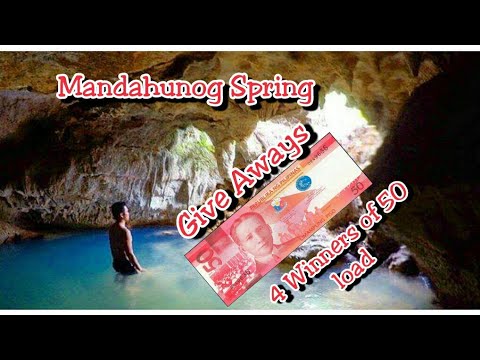 50 load give aways|Mandahunog Spring|Bohol Tourist Atraction - YouTube
