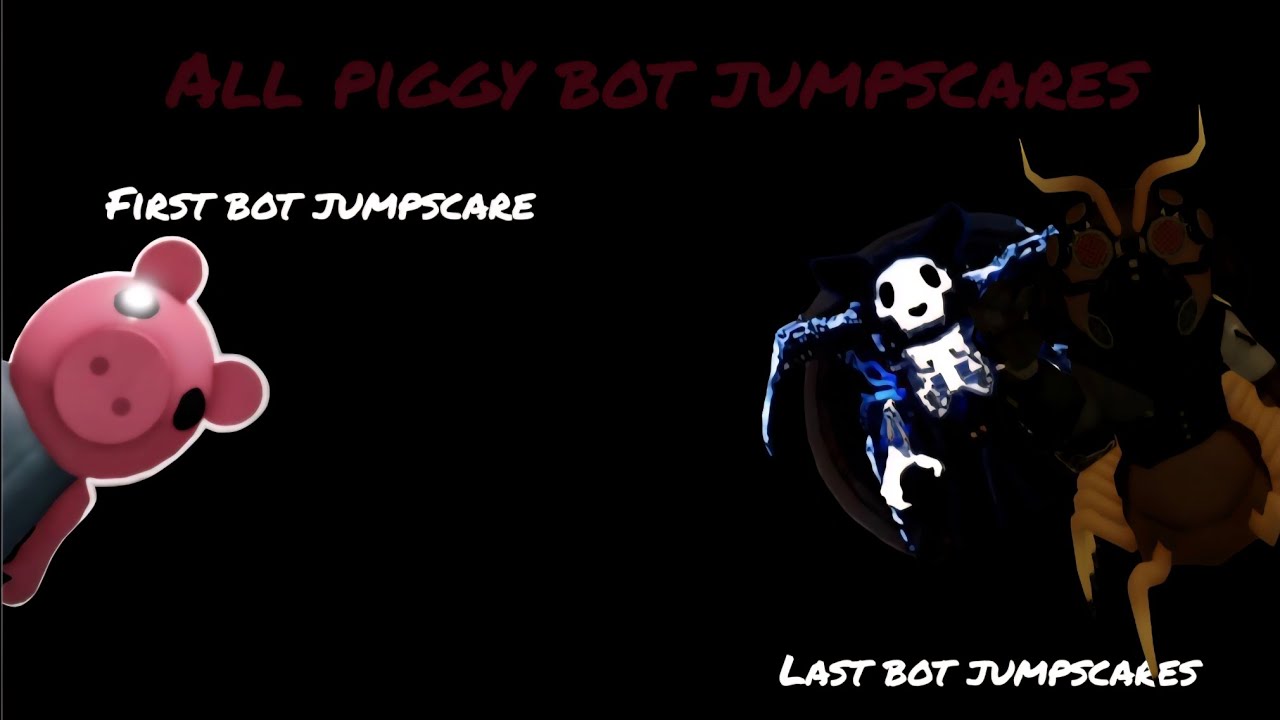 All Piggy bot jumpscares - YouTube