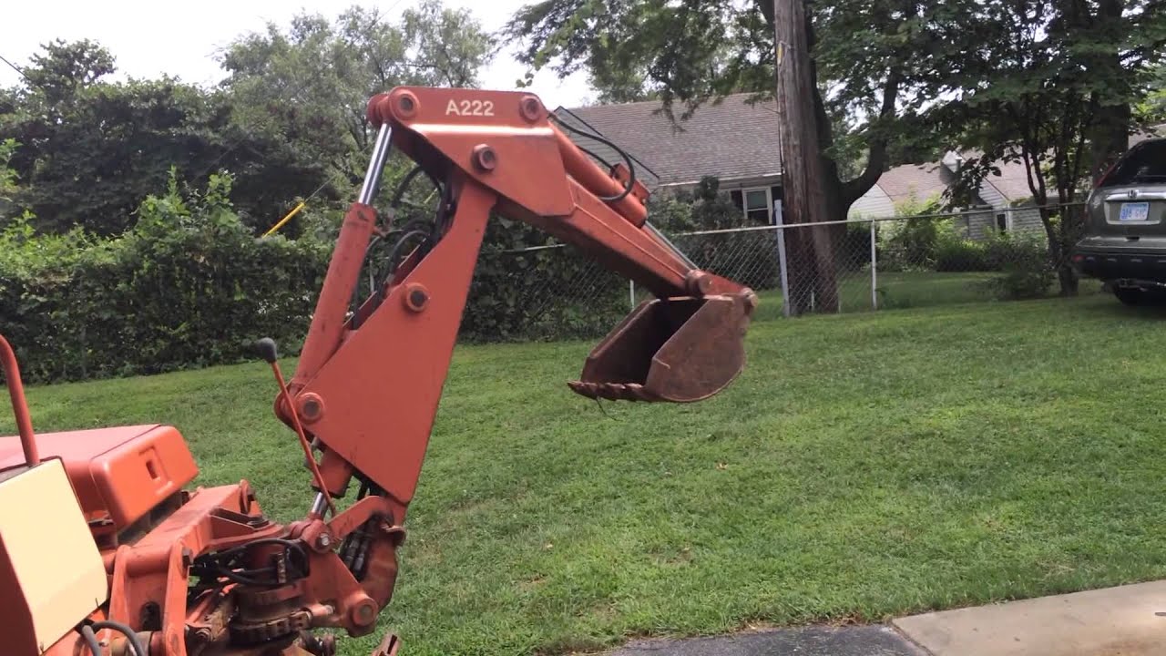 Ditch Witch Trencher Backhoe Diesel 3500 Kansas City DitchWitch - YouTube