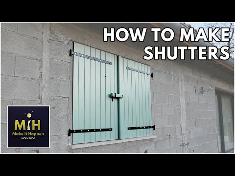 How To Build Exterior Storm Shutters