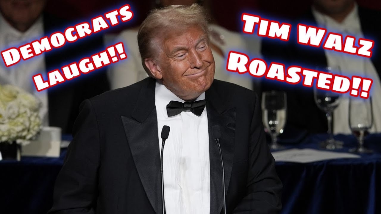 Democrats LAUGH At Tim Walz After He Gets ROASTED By Donald TRUMP At Al ...