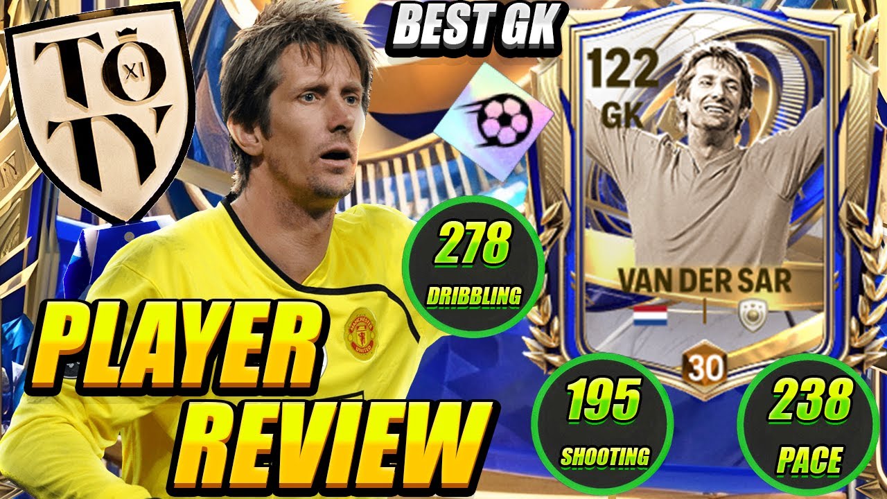 VAN DER SAR IS UNBEATABLE! 🧤🔥 117 Team Of The Year/TOTY Icon Van der ...