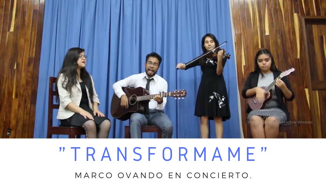 TRANSFORMAME (estreno) Marco Ovando en concierto 🔴 - YouTube