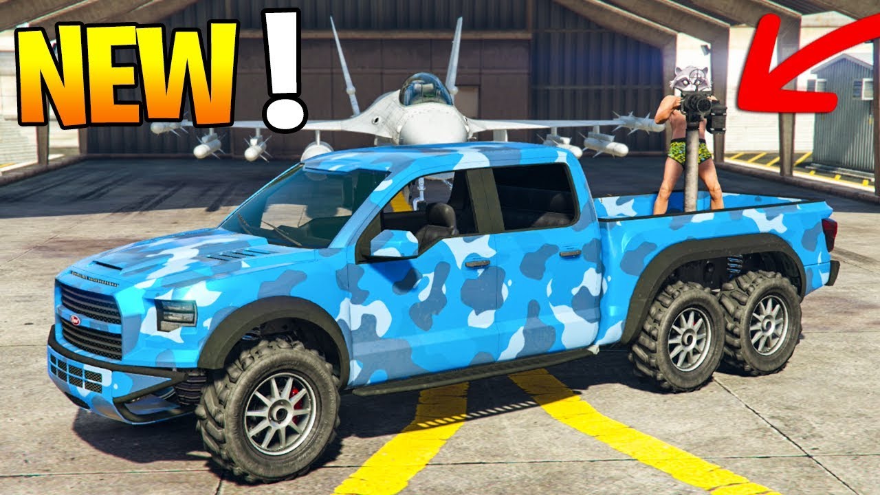 NOUVEAU VÉHICULE ARMÉ ! ATTAQUE BASE MILITAIRE GTA 5 ONLINE - YouTube