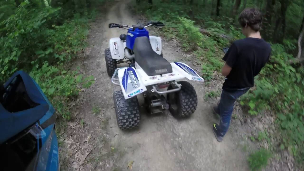 RIDING WITH MY FRIEND - 98 YAMAHA BANSHEE 350 - 98 YAMAHA WARRIOR 350 ...