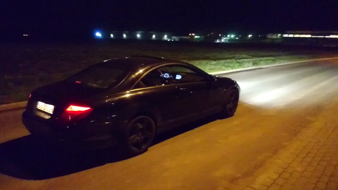 Mercedes Benz W216 CL 500 sound on straight pipes ! - YouTube