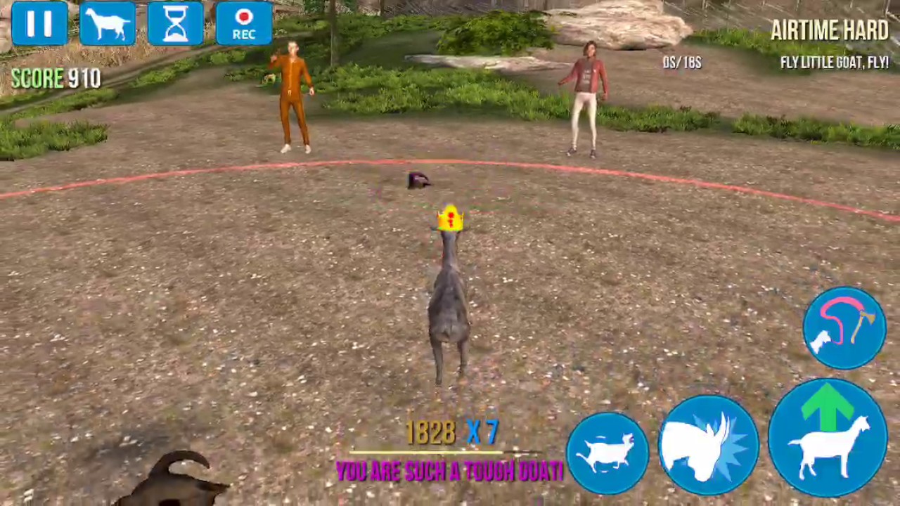How to get tuff goat on goat simulator - YouTube