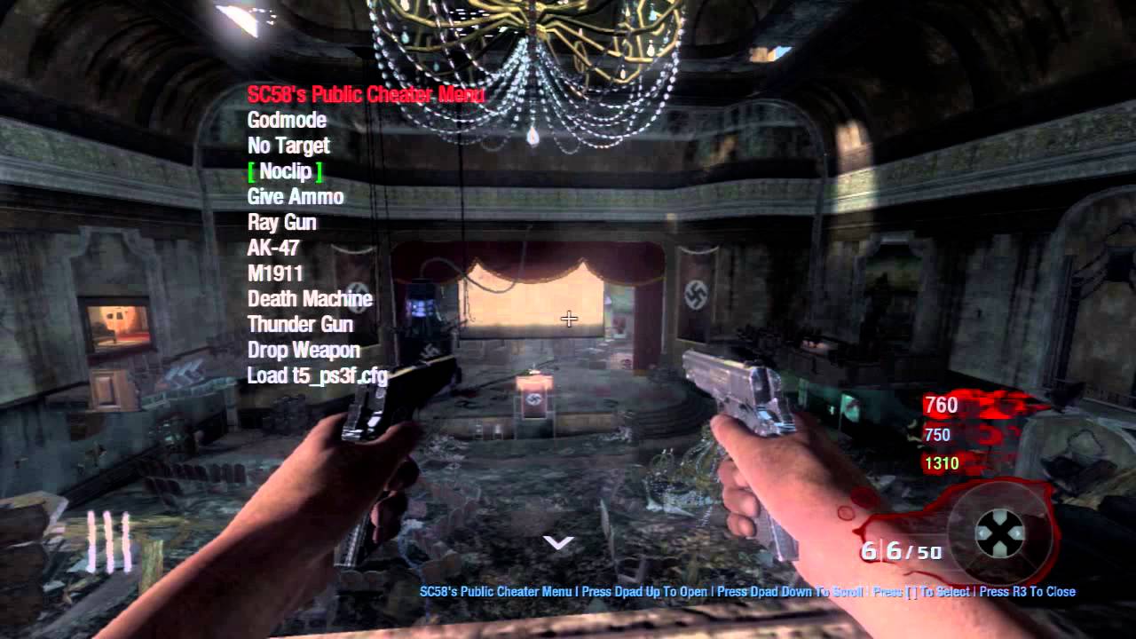 [BO1/1.13] Public Cheater Zombies Non-Host EBOOT Mod Menu - YouTube