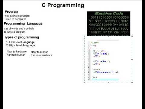 C Programming Basic | Program and Programming Language - YouTube