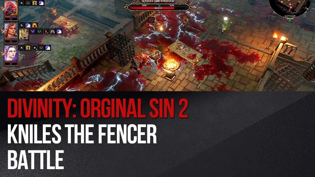 Divinity: Original Sin 2 - Kniles the Fencer battle - YouTube