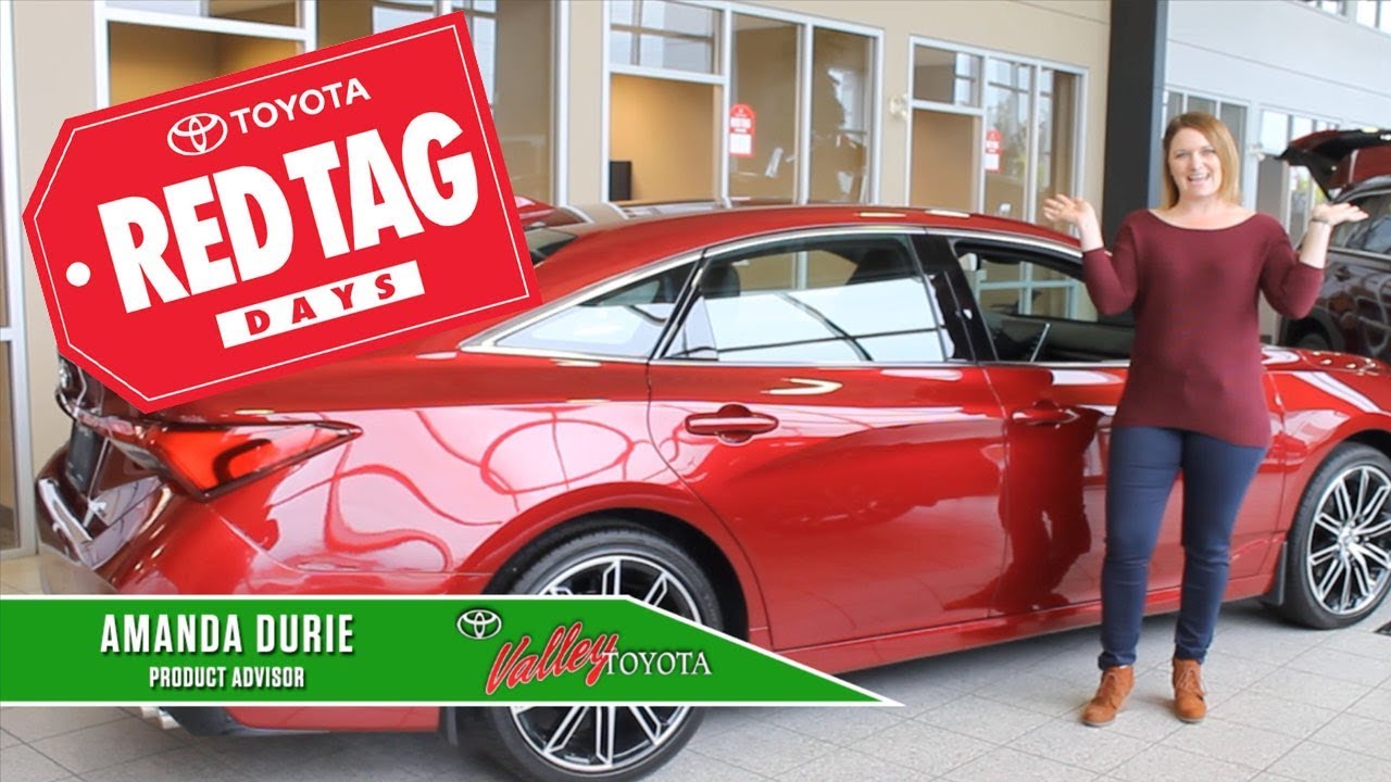 Red Tag Days are back! | Valley Toyota - Chilliwack British Columbia ...